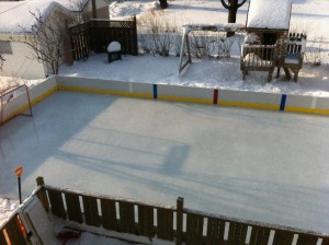 Create an Ice Rink with Your Old Garage Door | Doors & Things